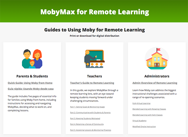 Distance Learning With MobyMax